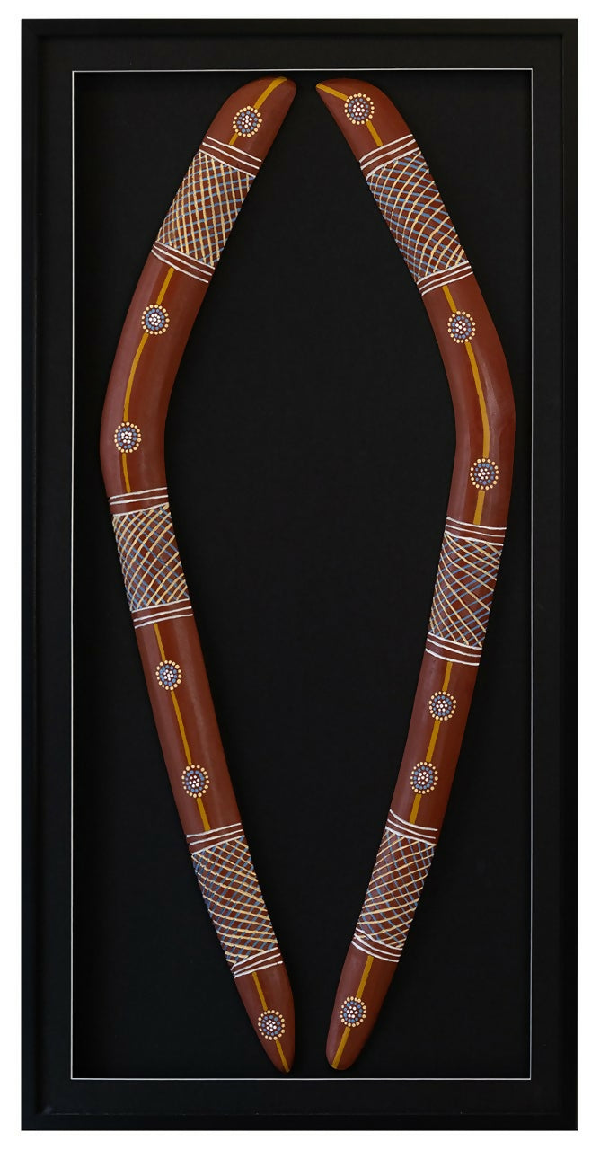 BOOMERANGS (KARLI) Framed behind glass – Artco - Online Art Done Right